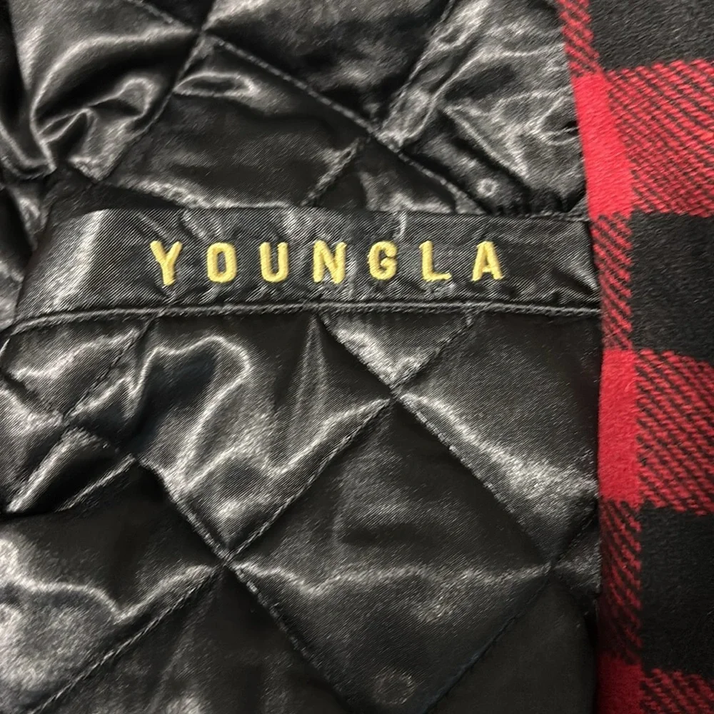 YoungLA | Jackets & Coats | Youngla 563 King Pin Mens Red And Black ...